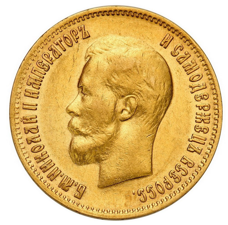 Rosja. Mikołaj II. 10 rubli 1899 ЭБ, Petersburg | archiwum.niemczyk.pl